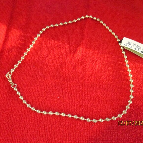 Jennifer Moore | Jewelry | Jennifer Moore Goldtone Beaded Necklace 6 ...